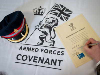 Shropdoc signs the Armed Forces Covenant